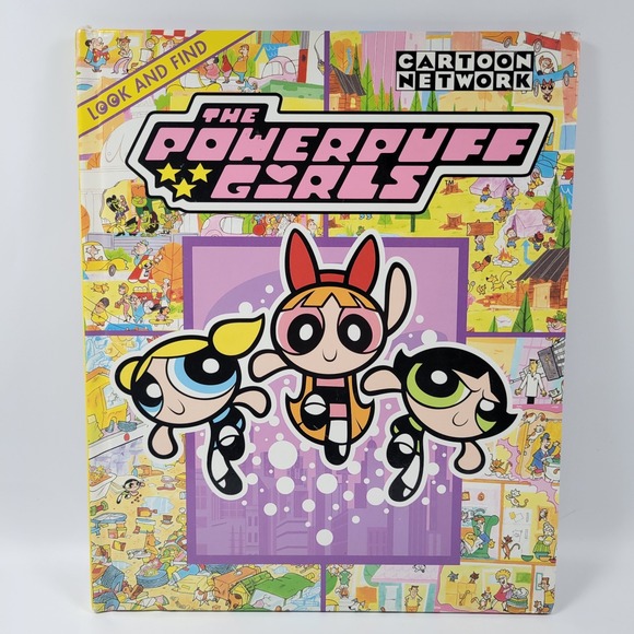 Toys | Vtg Powerpuff Girls Look And Find Hidden Picture Book Cartoon ...